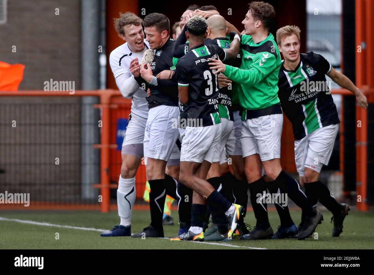 VOLENDAM, 15–02-2020 , Kras Stadium, Dutch second division, during the ...