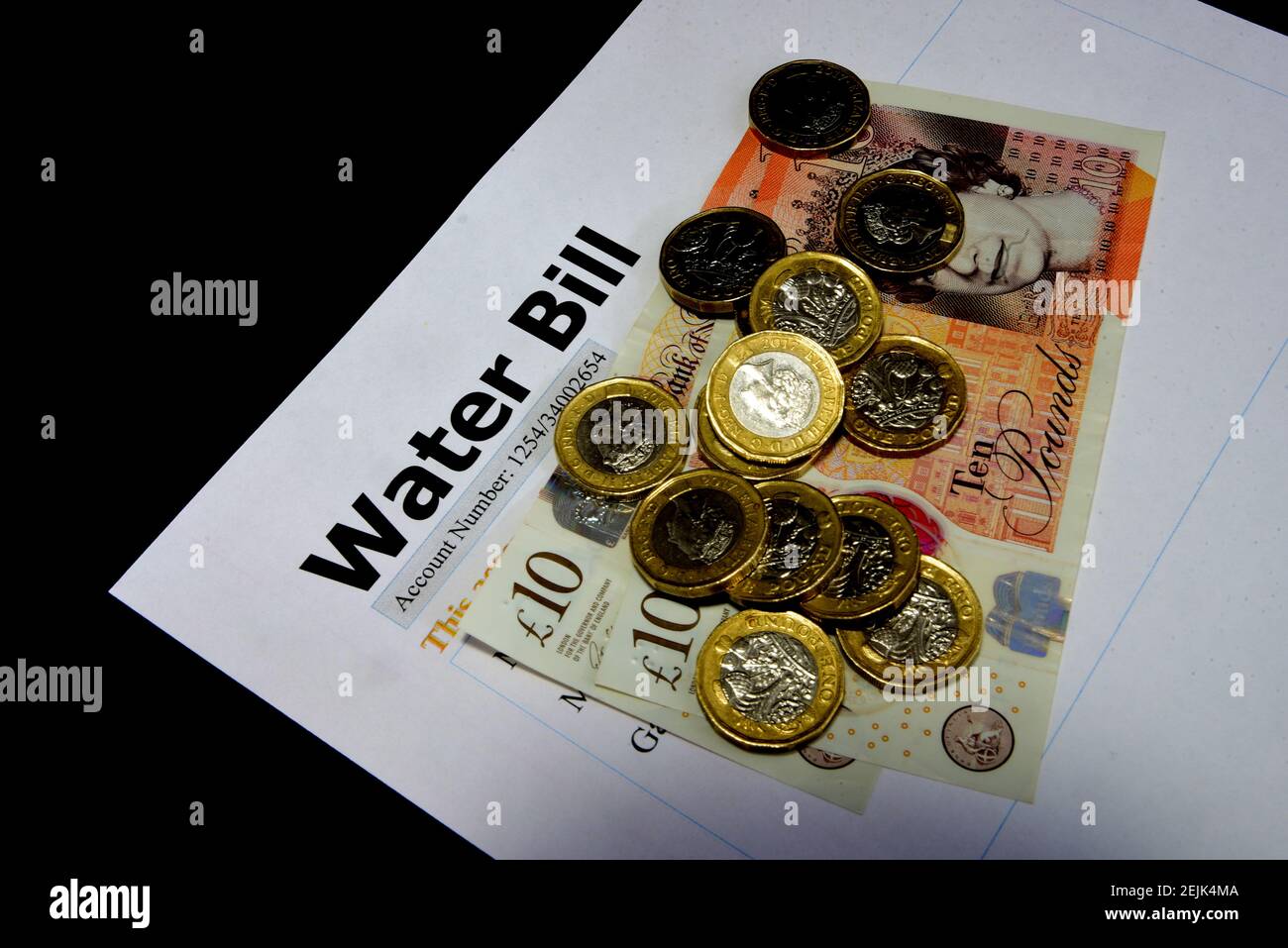 Generic water bill hi-res stock photography and images - Alamy