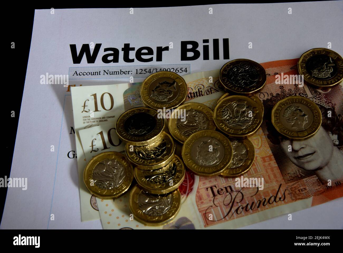 Water bill hi-res stock photography and images - Alamy