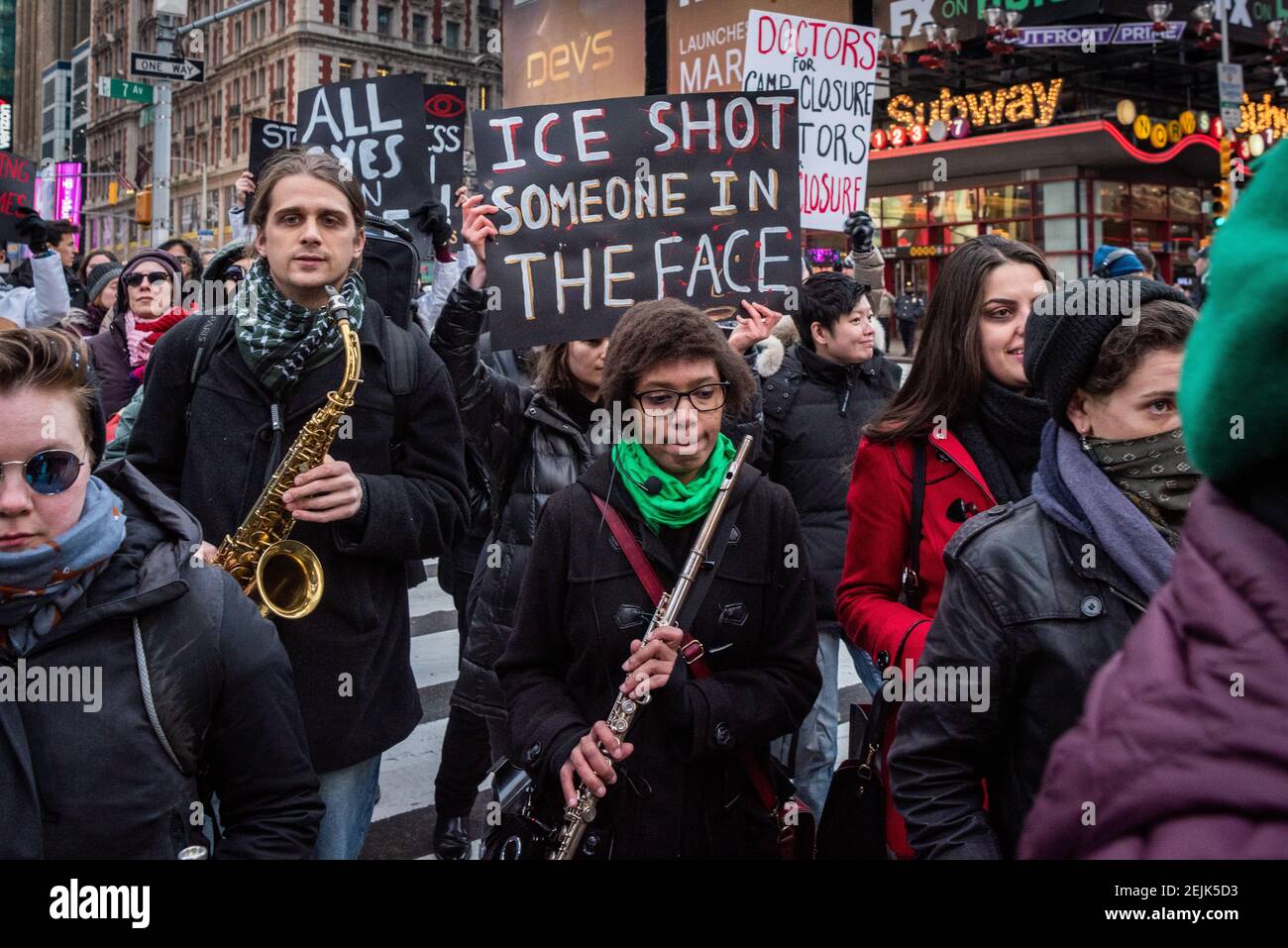 NYC: Immigrant Rights Activist Rally on the Steps of the New York ...