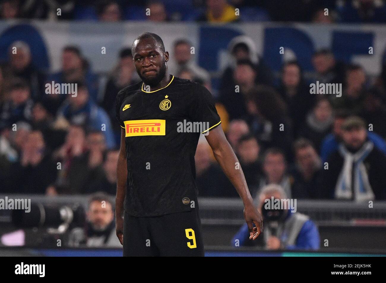 Romelu Lukaku of Inter Milan during the match Lazio v Inter Milan of ...