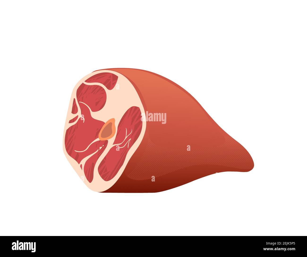 Supermarket ham Stock Vector Images - Alamy