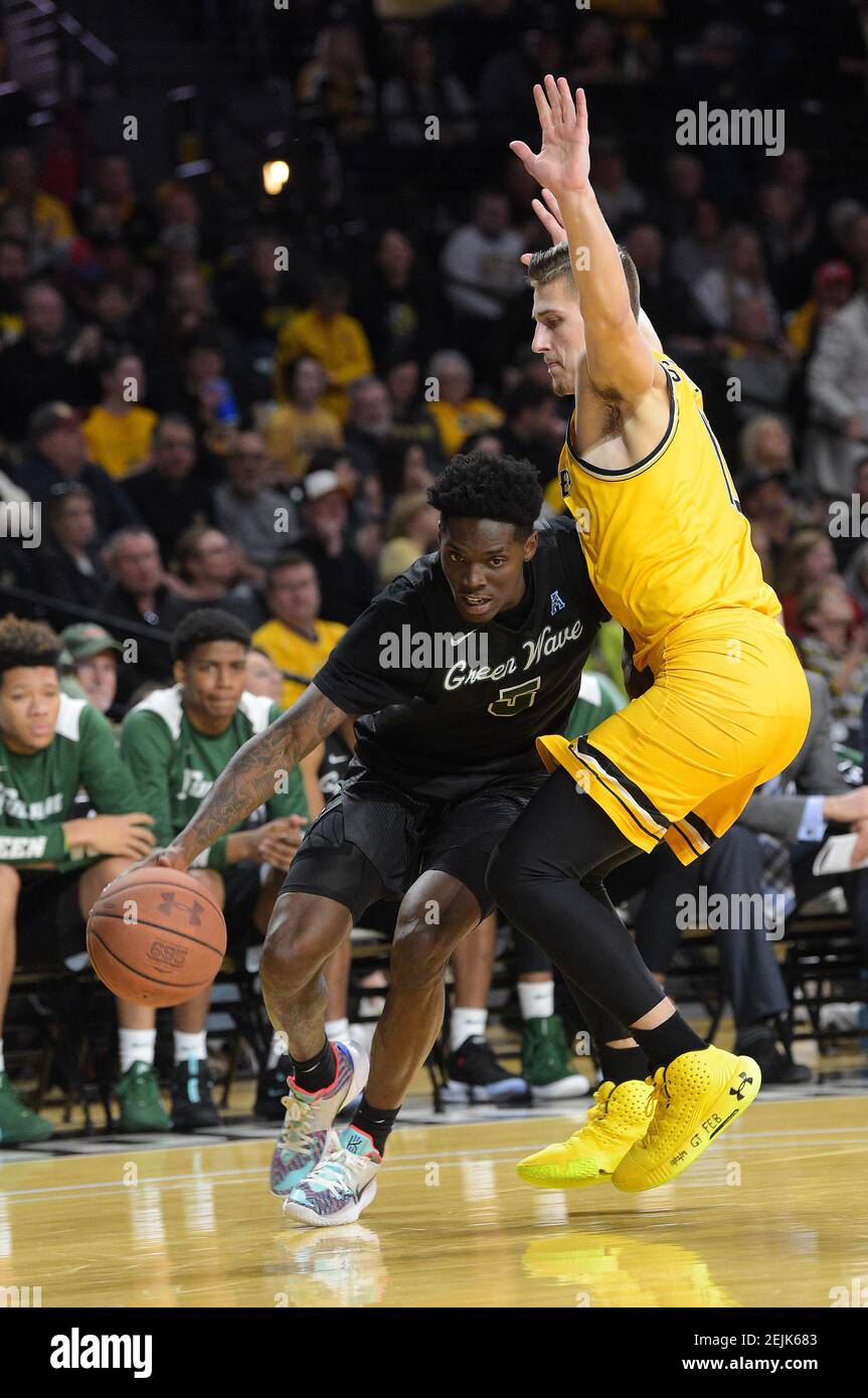 February 16, 2020: Wichita State Shockers guard Erik Stevenson (10 ...