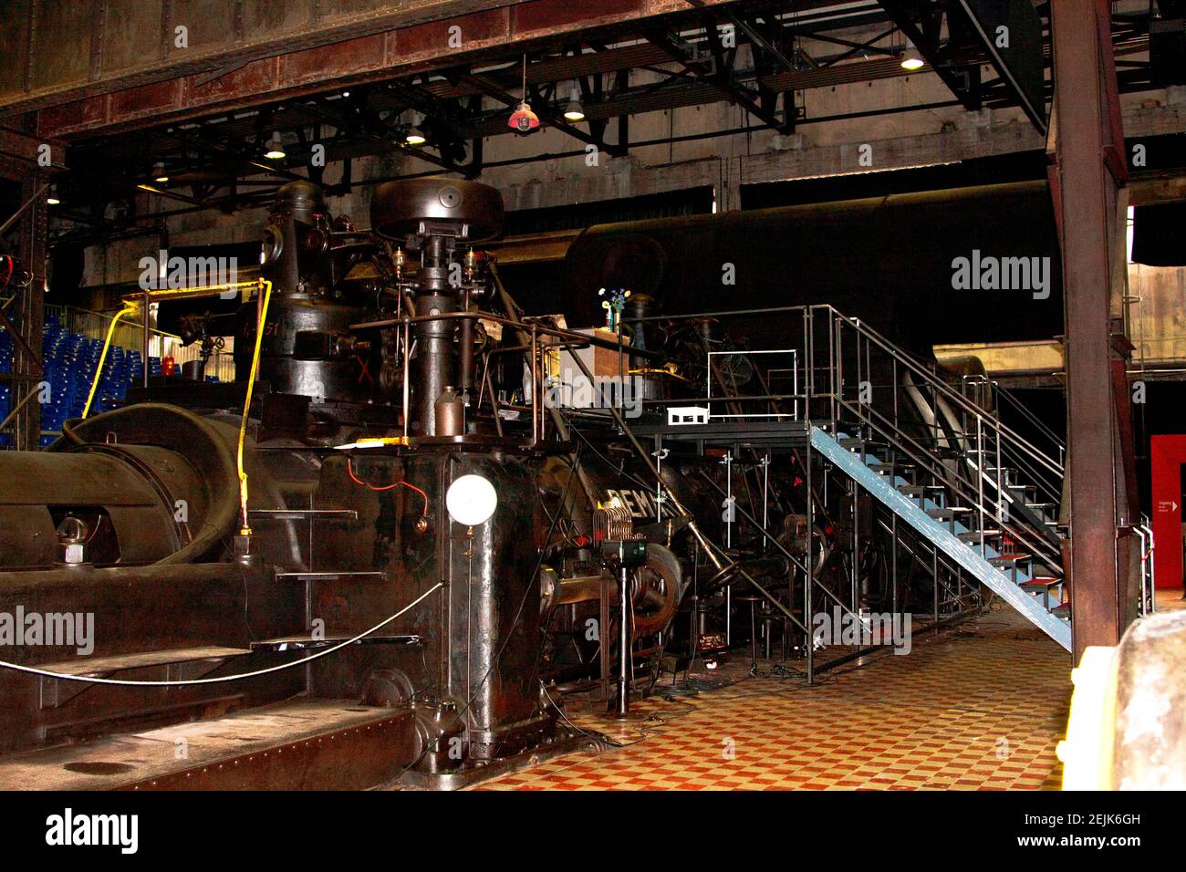 The Volklingen Iron Works are located in Saarbrucken in the Saar region of Germany Stock Photo ...