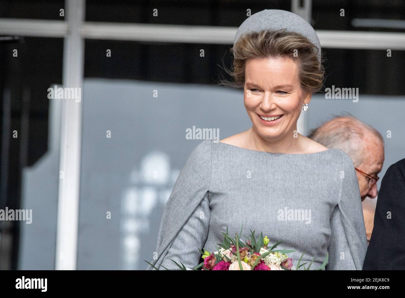 Queen Mathilde during the annual Eucharistic celebration in memory of ...