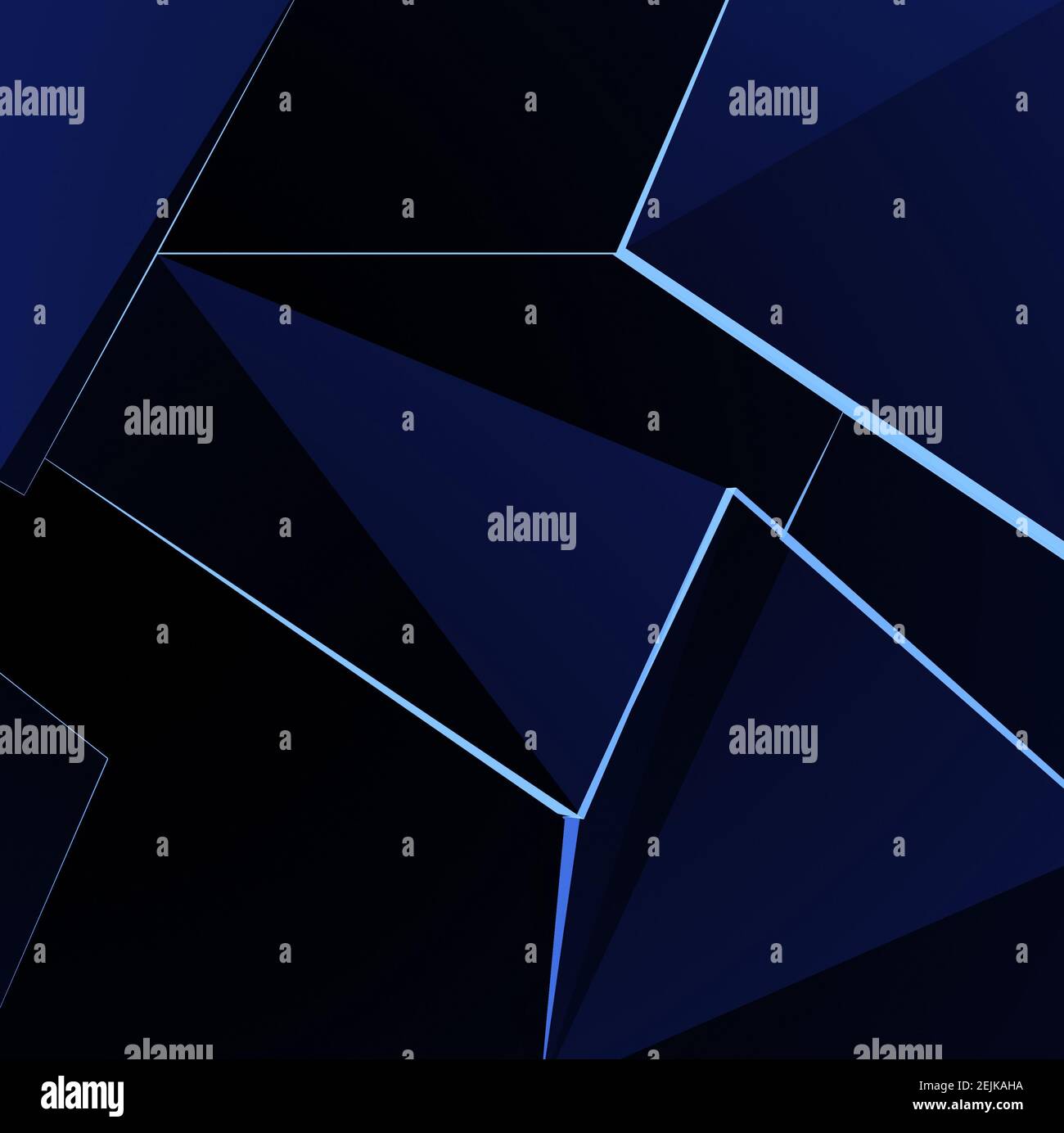 dark background with blue broken lines. 3d rendering Stock Photo - Alamy