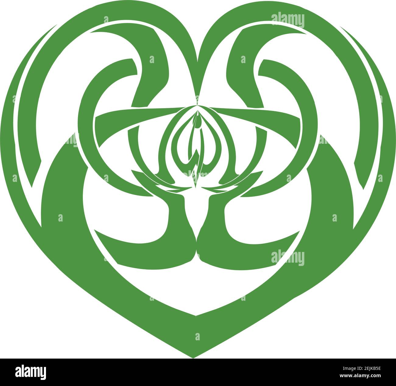 Heart and Celtic trinity knot, vector Stock Vector Image & Art - Alamy
