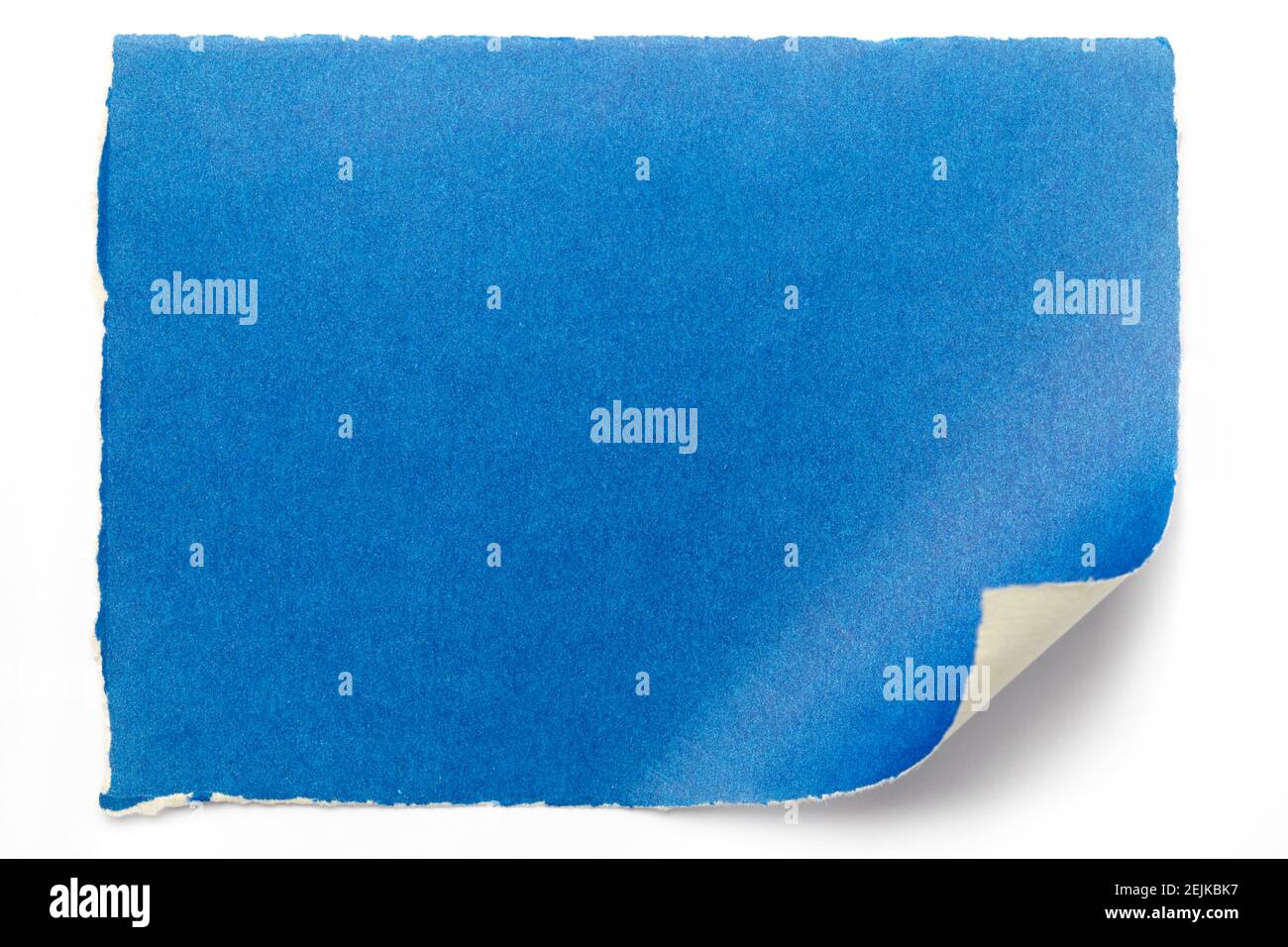 a piece of blue kraft paper for your text or logo Stock Photo - Alamy