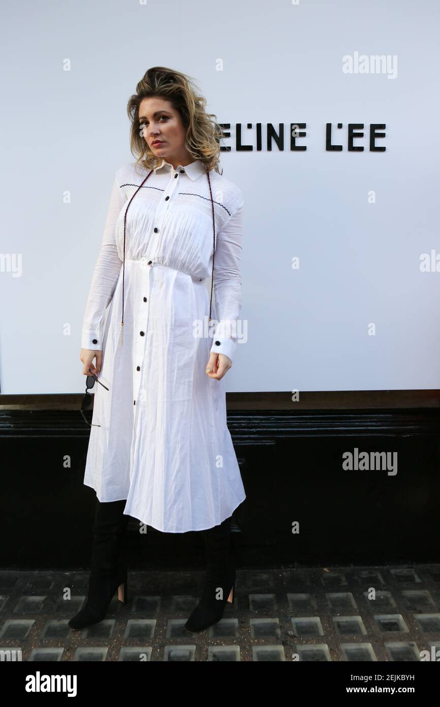 Elle Lee attends the Edeline Lee AW20 Presentation during the London ...