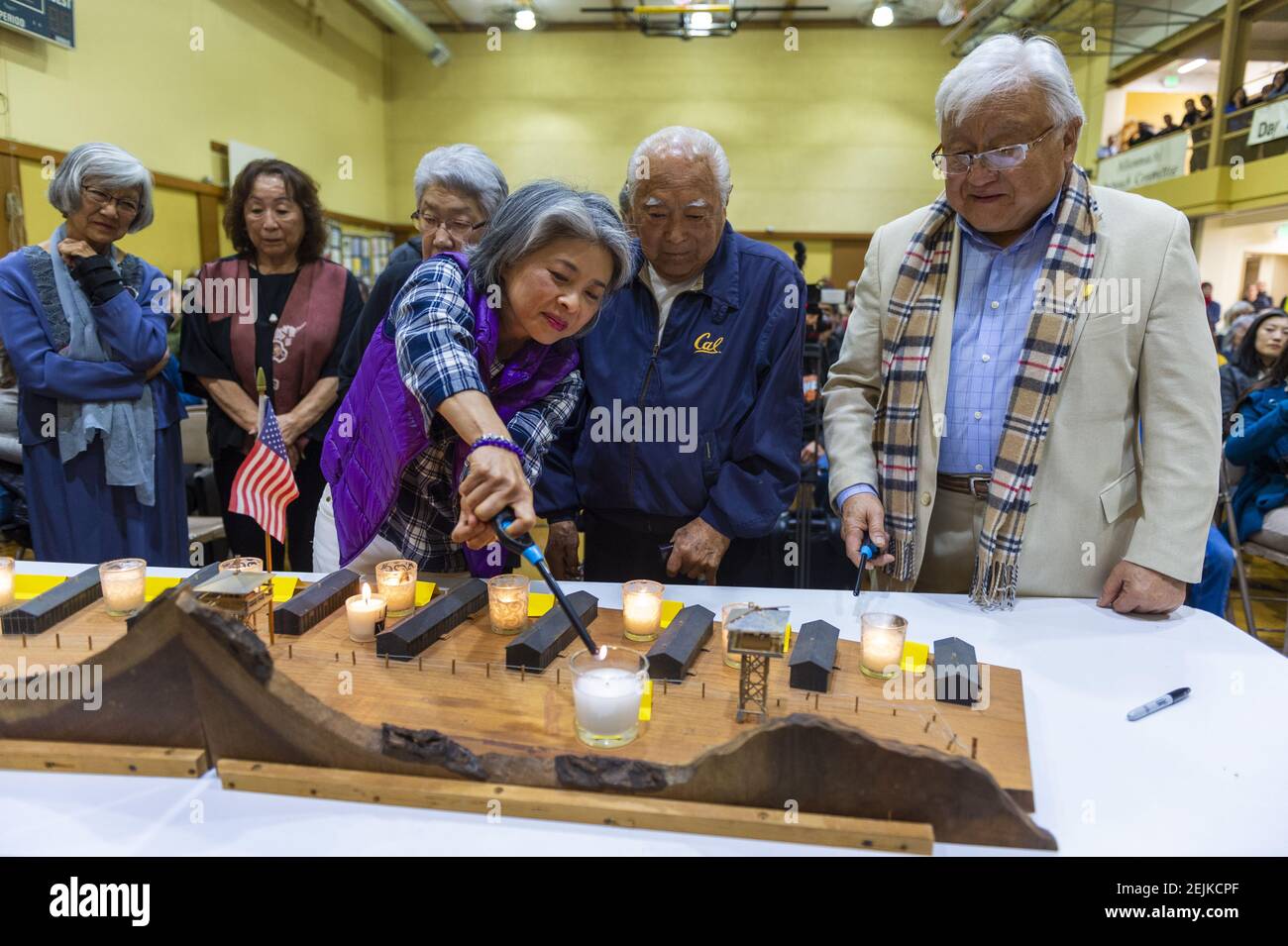 Former Congressman Mike Honda, Alice HIkido Kats Hikido, Eiko Yamaichi ...