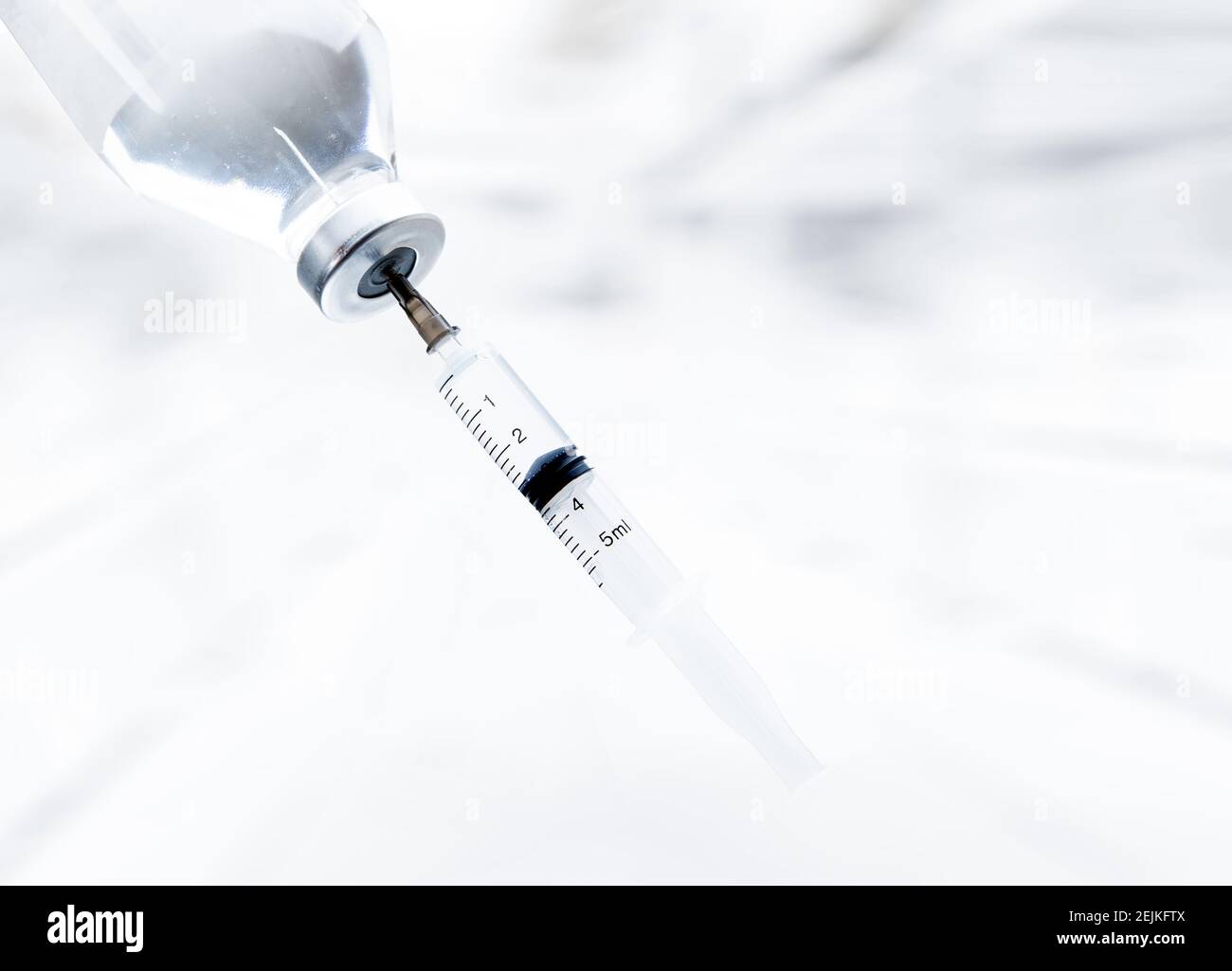 medical liquid vial syringe needles vaccination concept, hypodermic ...