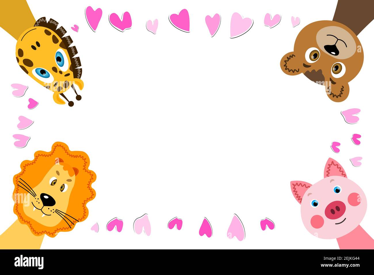 Baby Animals Clipart Border