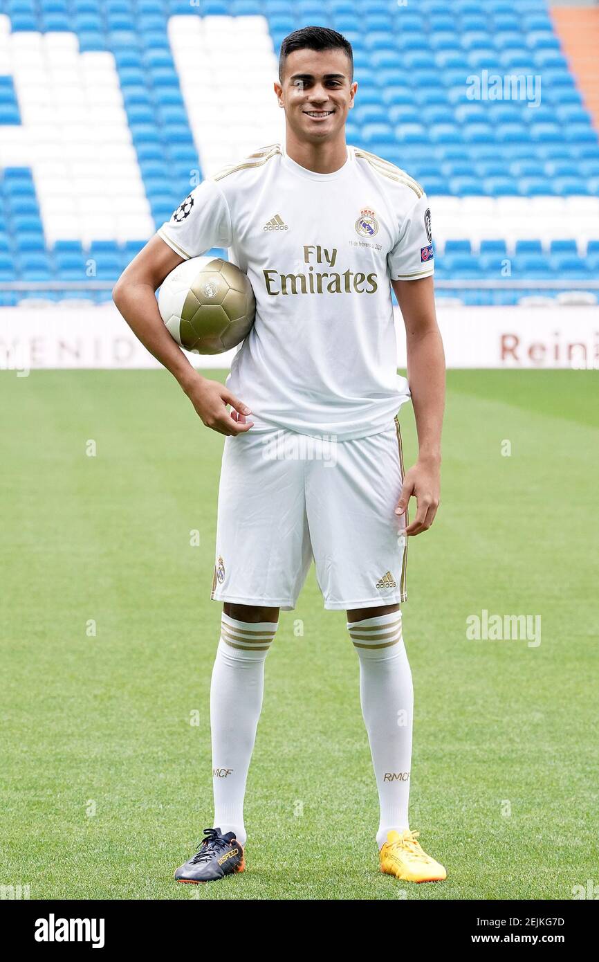 Real Madrid s new player Reinier Jesus during his official presentation. February 18 2020. Photo by Acero Alter Photos Sipa USA Stock Photo Alamy