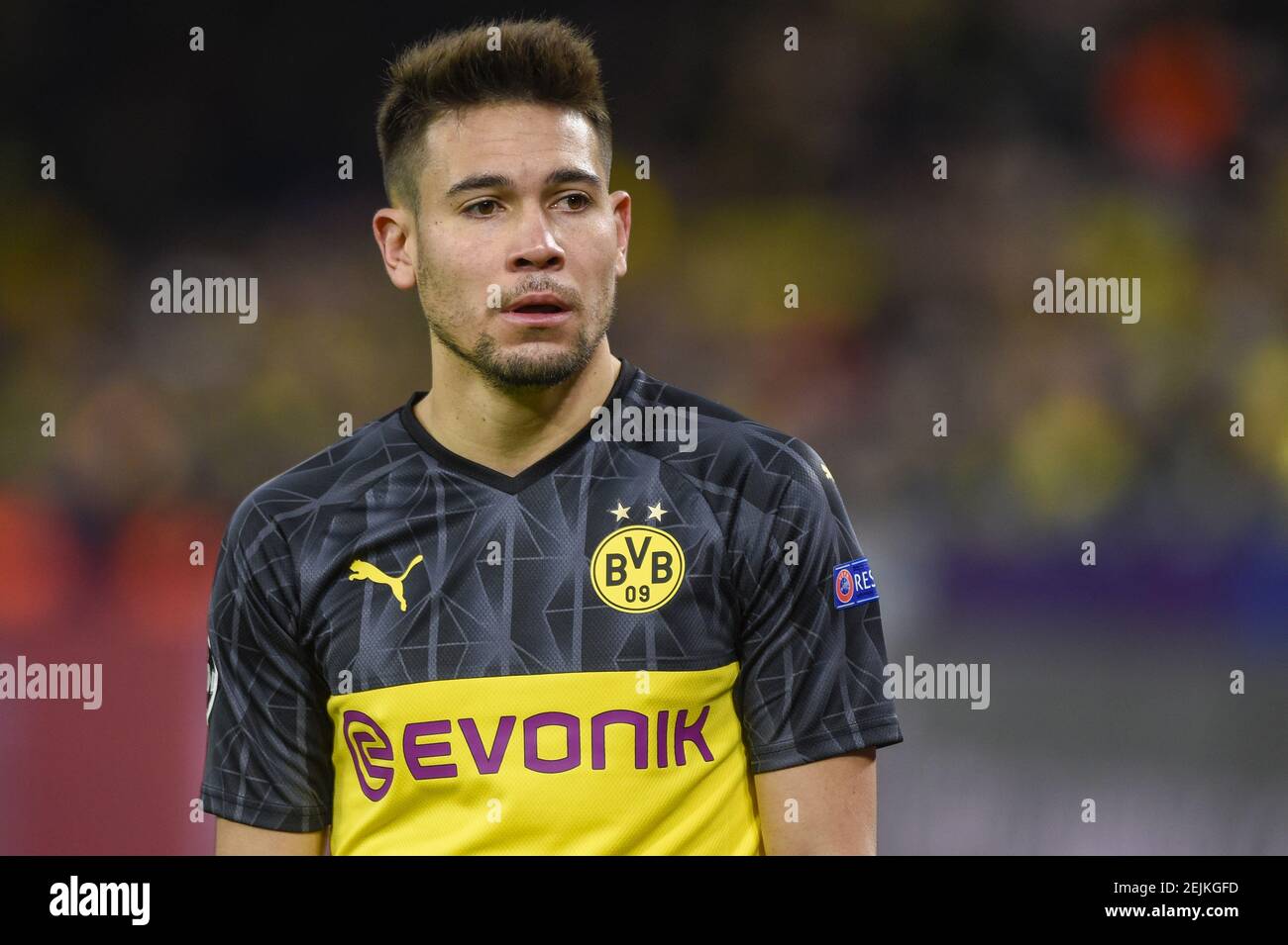 Raphael Guerreiro of Borussia during the UEFA Champions League Round of ...