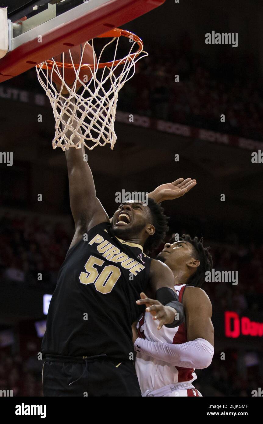 February 18, 2020: Purdue Boilermakers forward Trevion Williams #50 ...