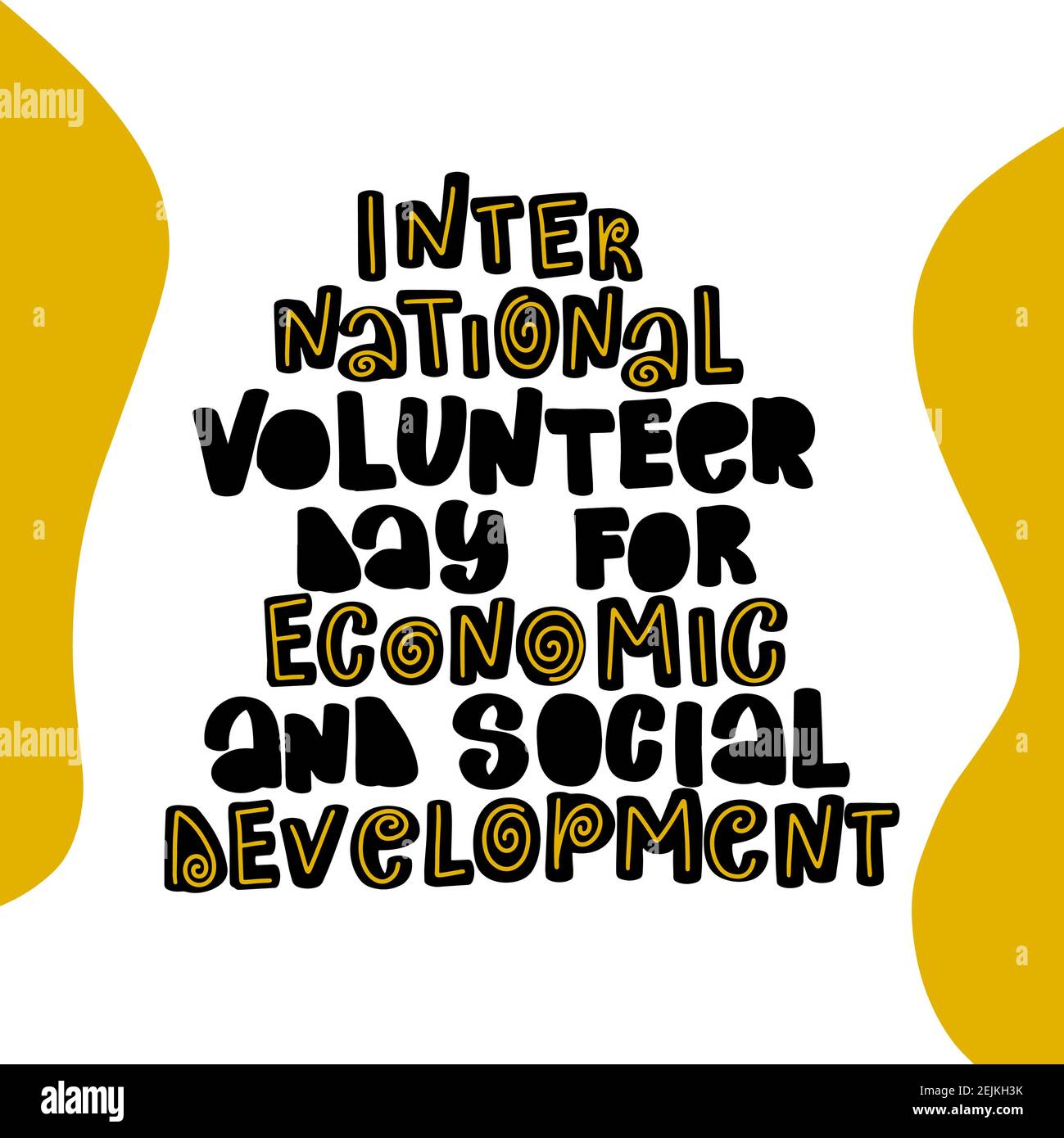 Volunteer day campaign Stock Vector Images - Alamy