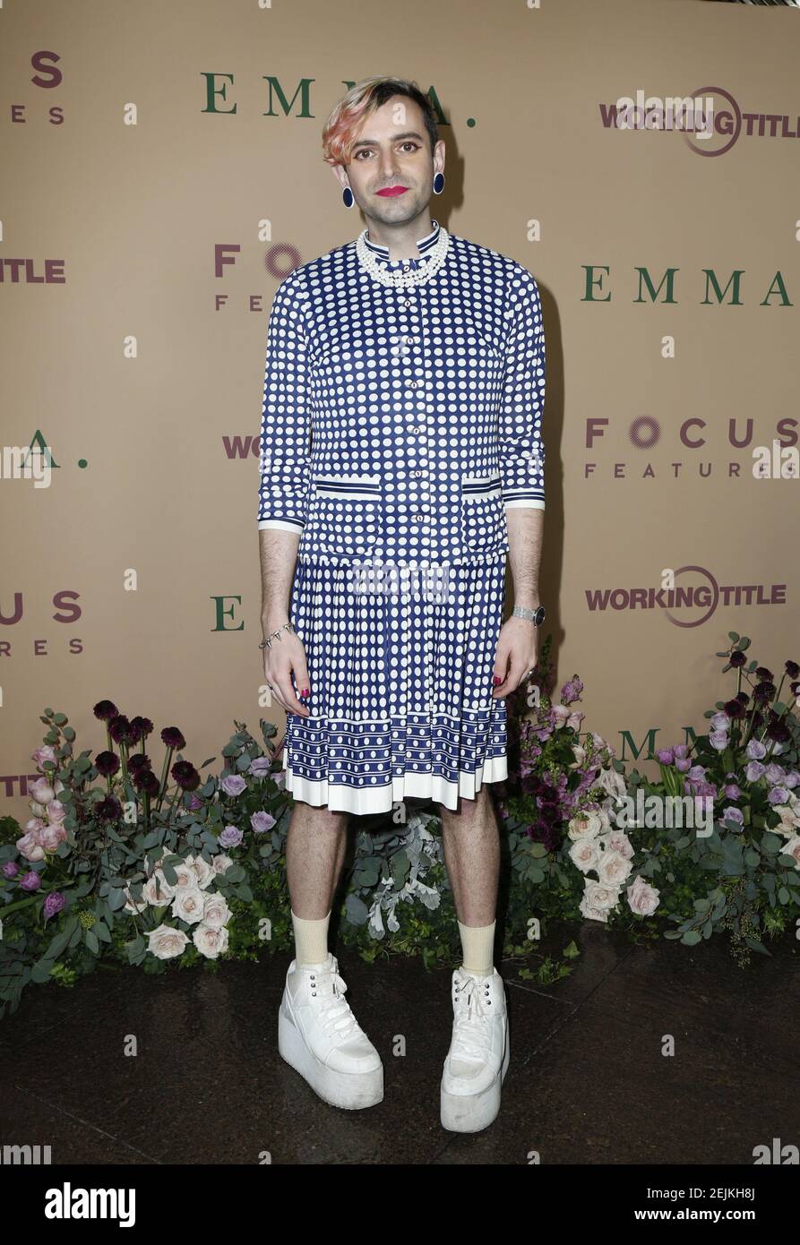 Jacob Tobia walking the red carpet at the Premiere Of Focus Features ...