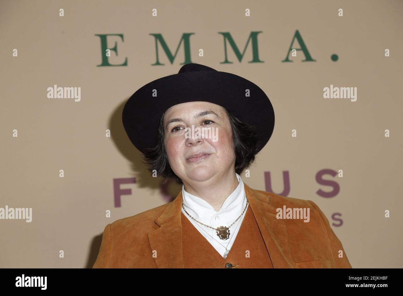 Autumn de Wilde walking the red carpet at the Premiere Of Focus ...