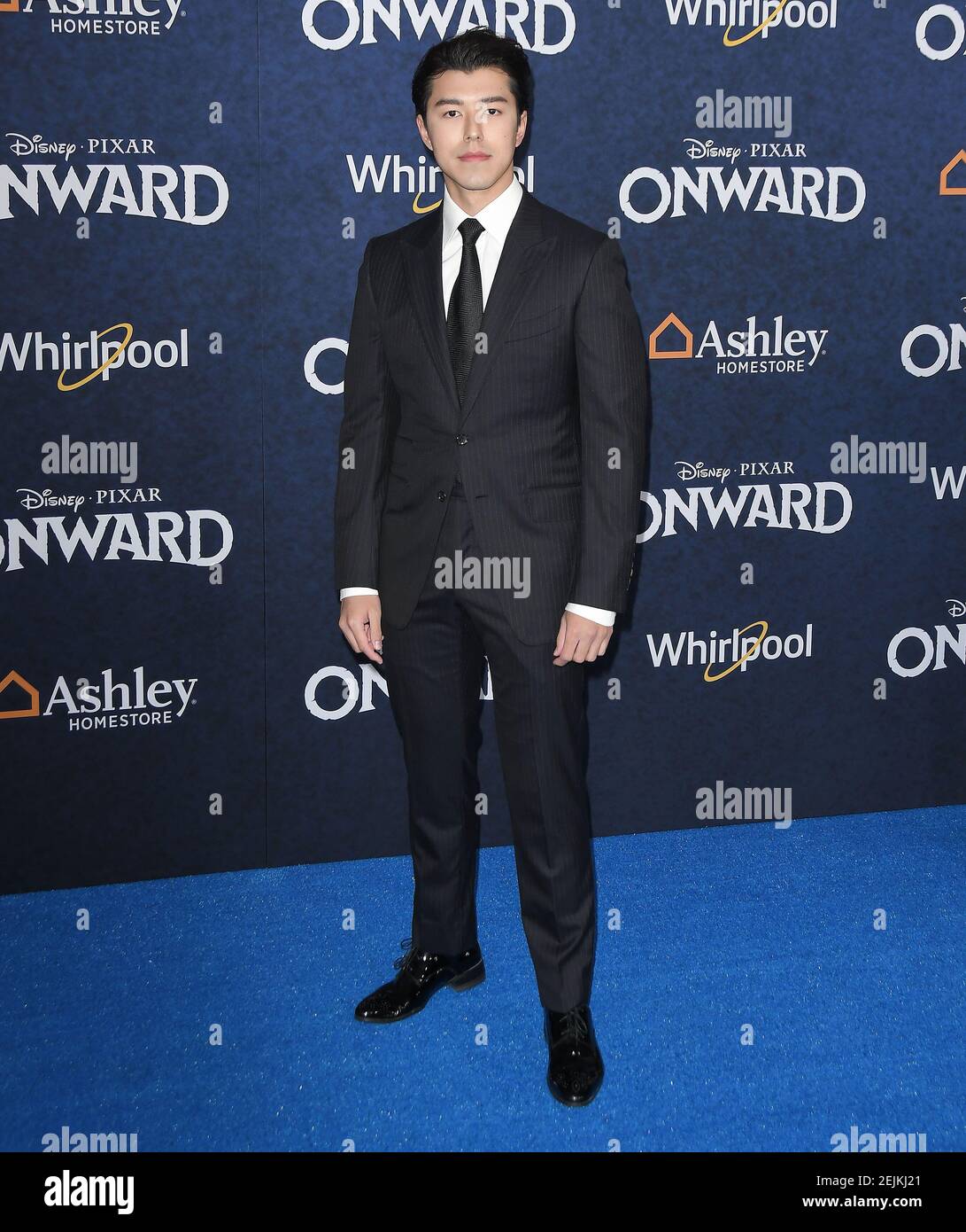 Naphat Siangsomboon arrives at the Disney And Pixar's ONWARD World ...