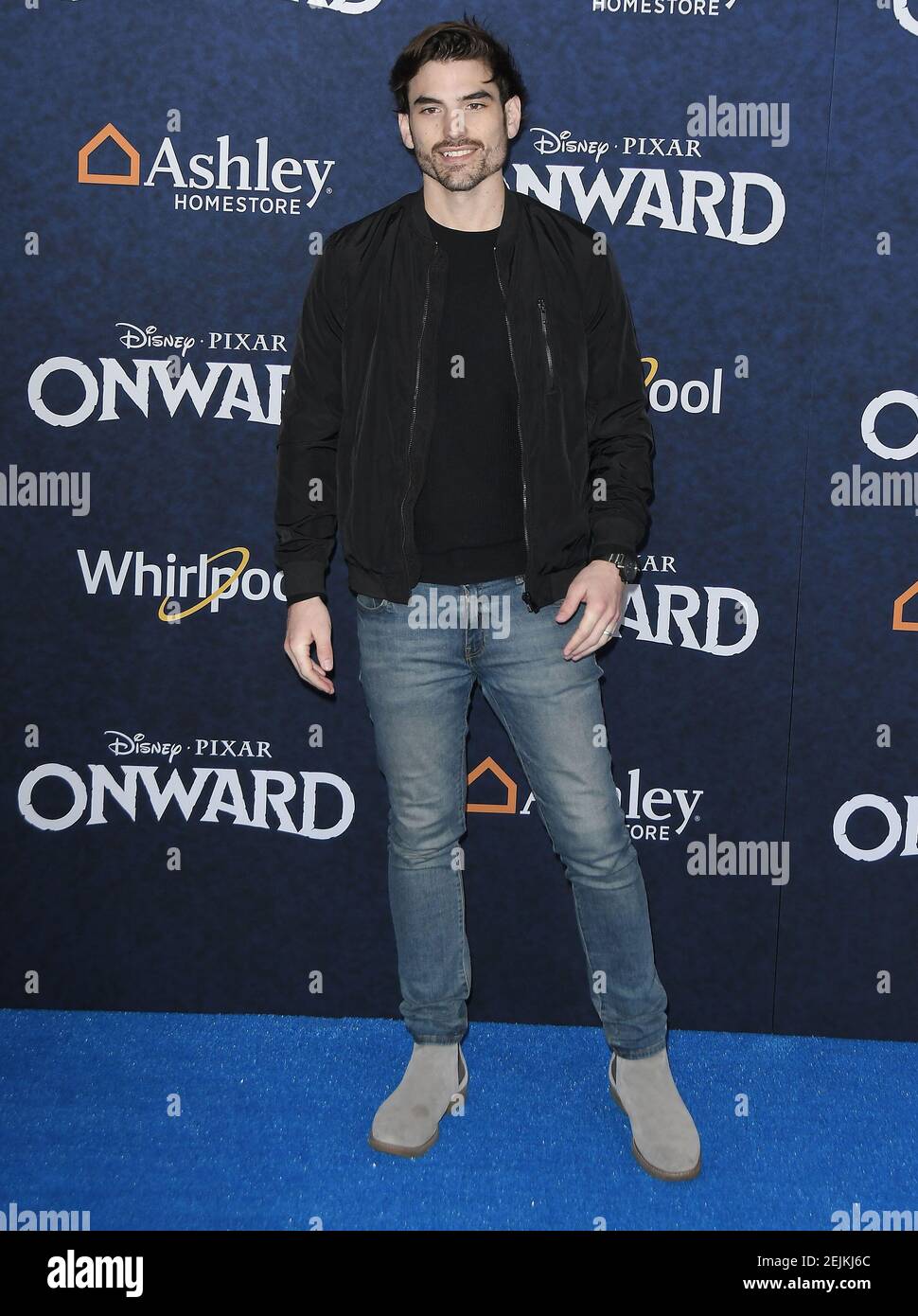 Jared Haibon arrives at the Disney And Pixar's ONWARD World Premiere ...