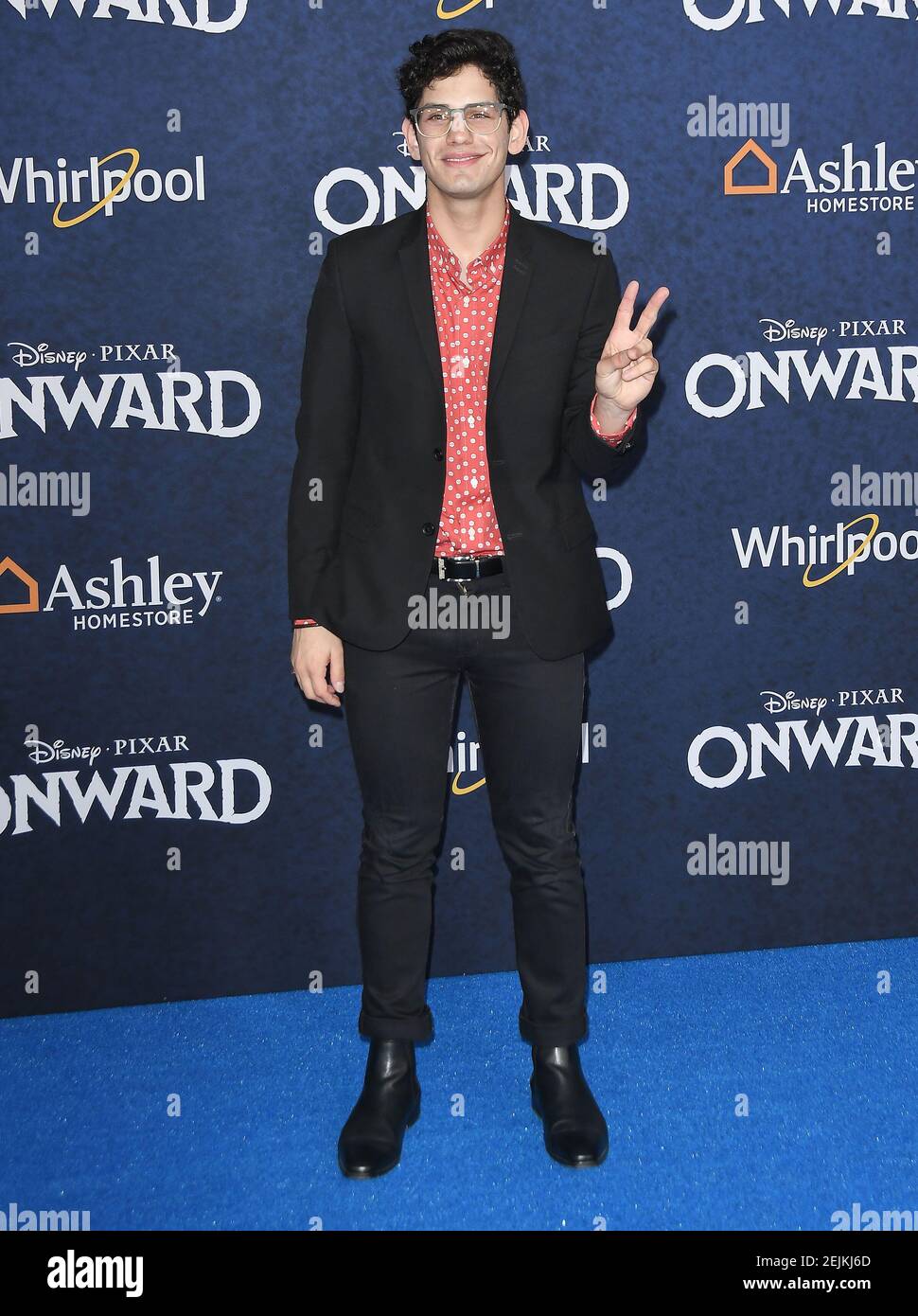 Matt Bennett arrives at the Disney And Pixar's ONWARD World Premiere ...