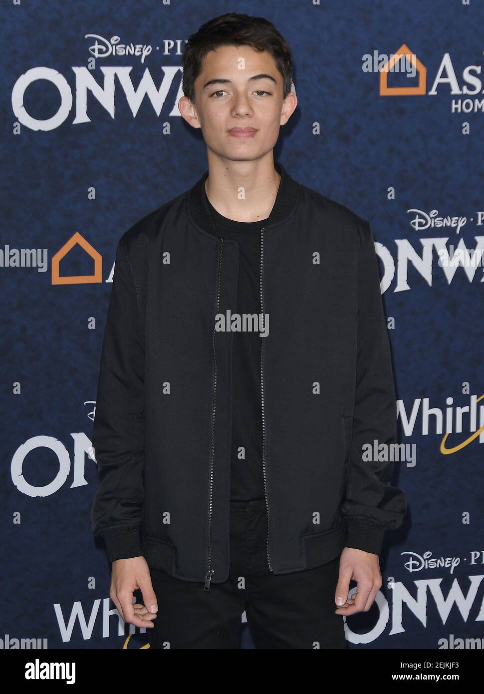 Max Torina arrives at the Disney And Pixar's ONWARD World Premiere held ...