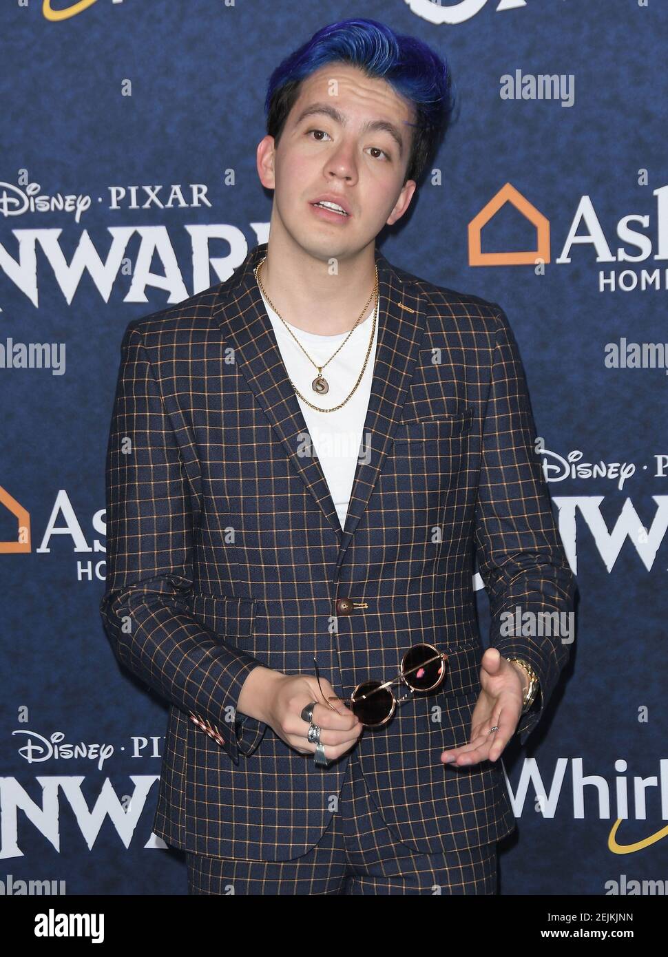 Bryan Raul Villanueva Salazar arrives at the Disney And Pixar's ONWARD ...