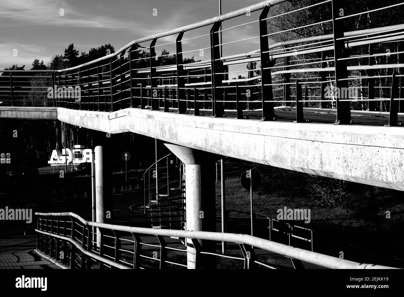 Abstract architectural features, bridge close-up Stock Photo - Alamy