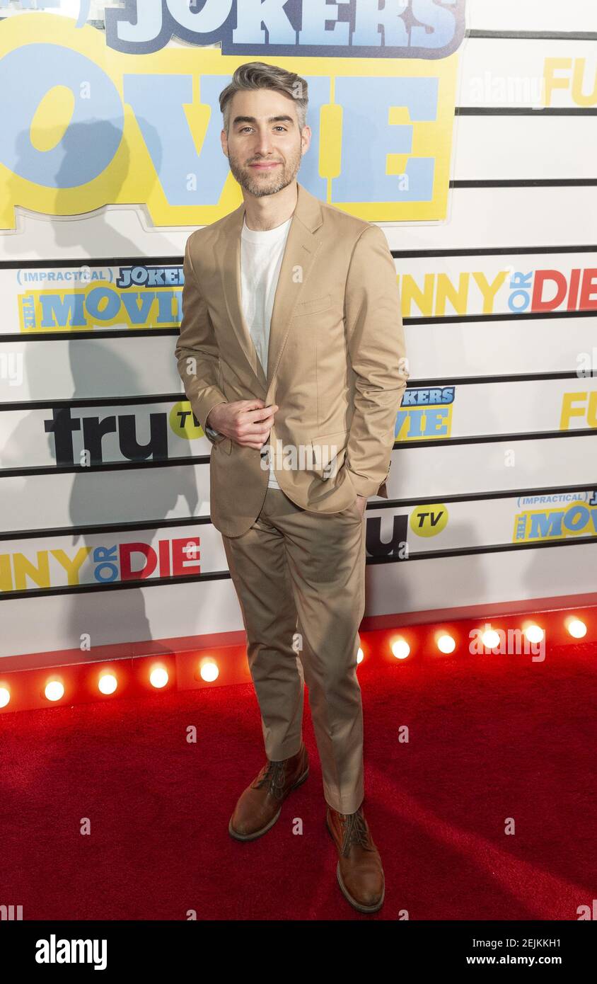 Casey Jost attends premiere of Impractical Jokers: The Movie at AMC ...