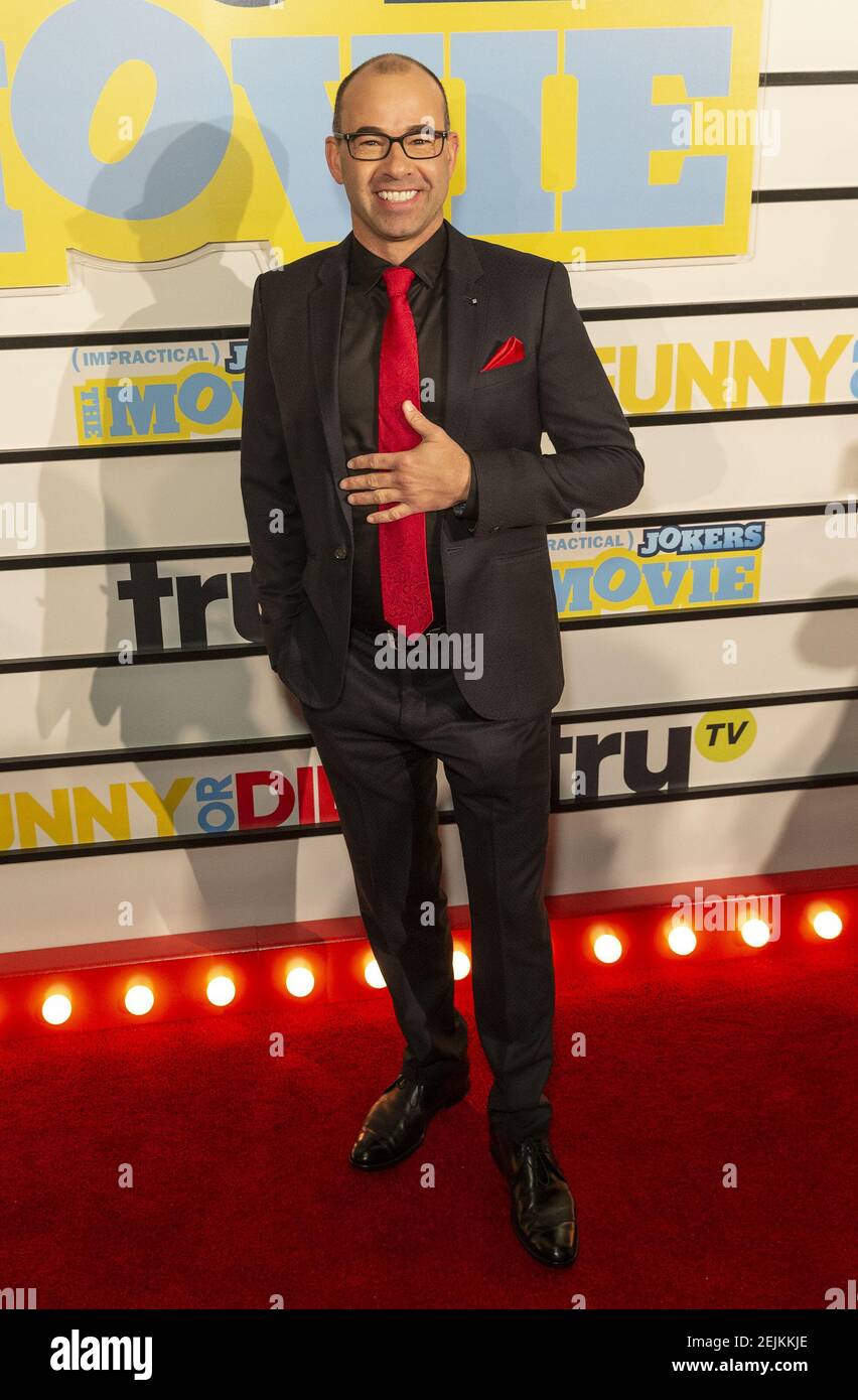 James Murray attends premiere of Impractical Jokers: The Movie at AMC ...