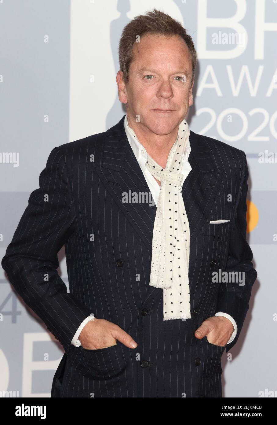 Kiefer Sutherland attends the 40th Brit Awards Red Carpet arrivals at ...
