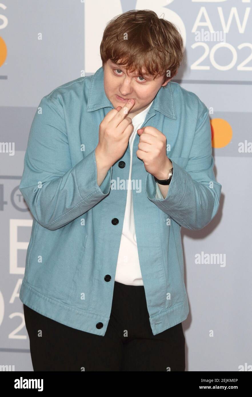 Lewis Capaldi attends the 40th Brit Awards Red Carpet arrivals at The ...