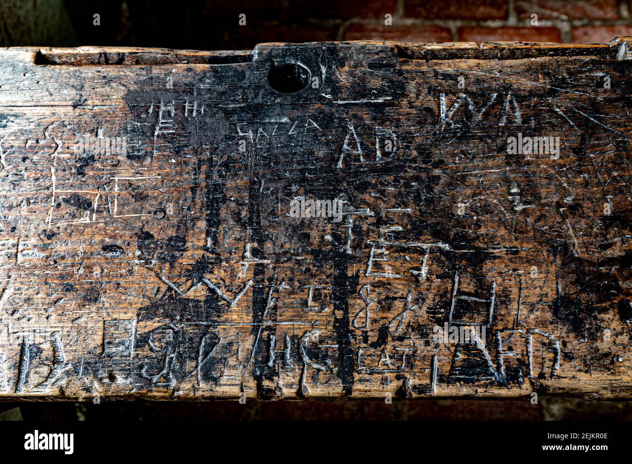 School Desk Graffiti