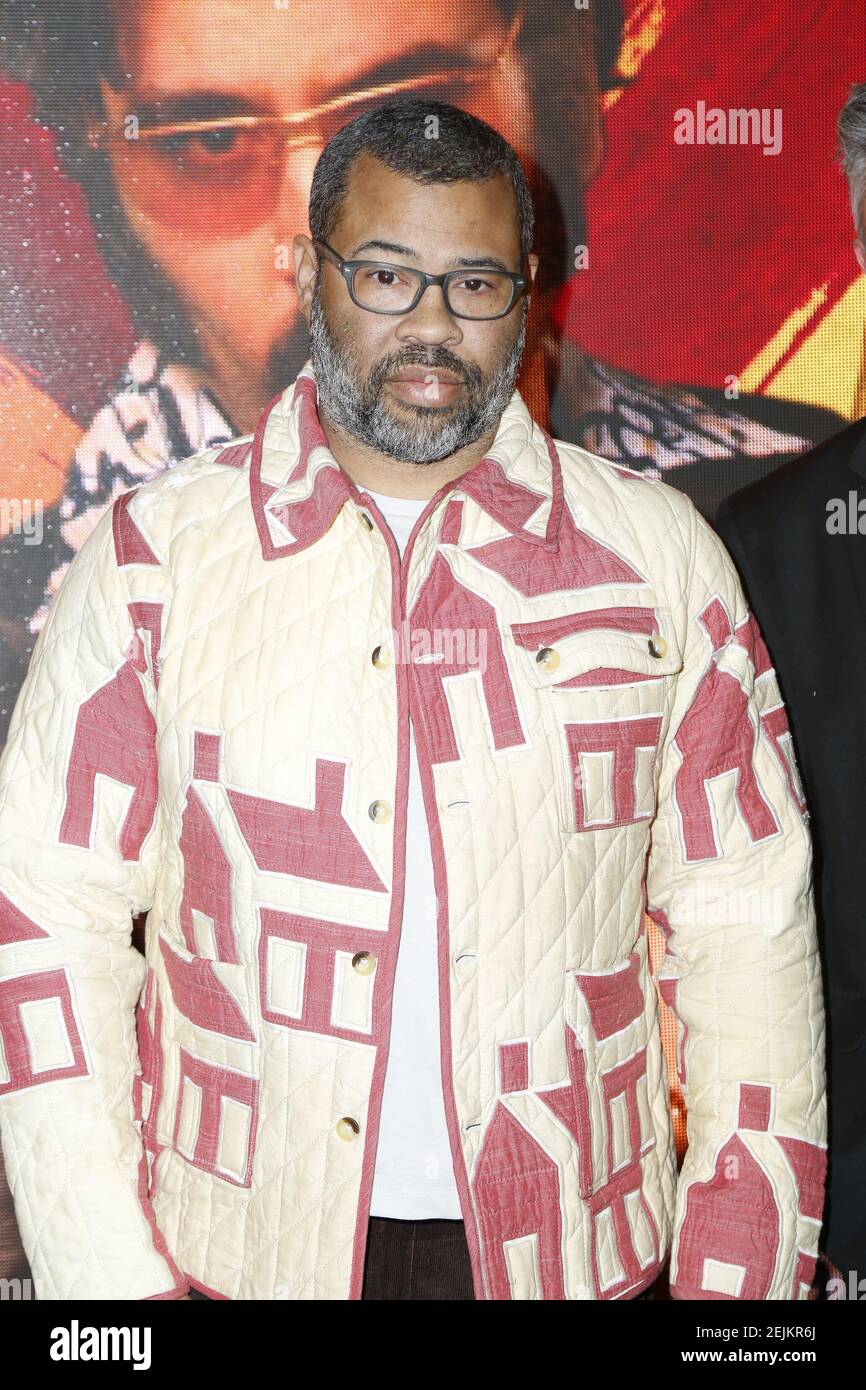 Jordan Peele walking the red carpet at the Premiere of Amazon Prime ...