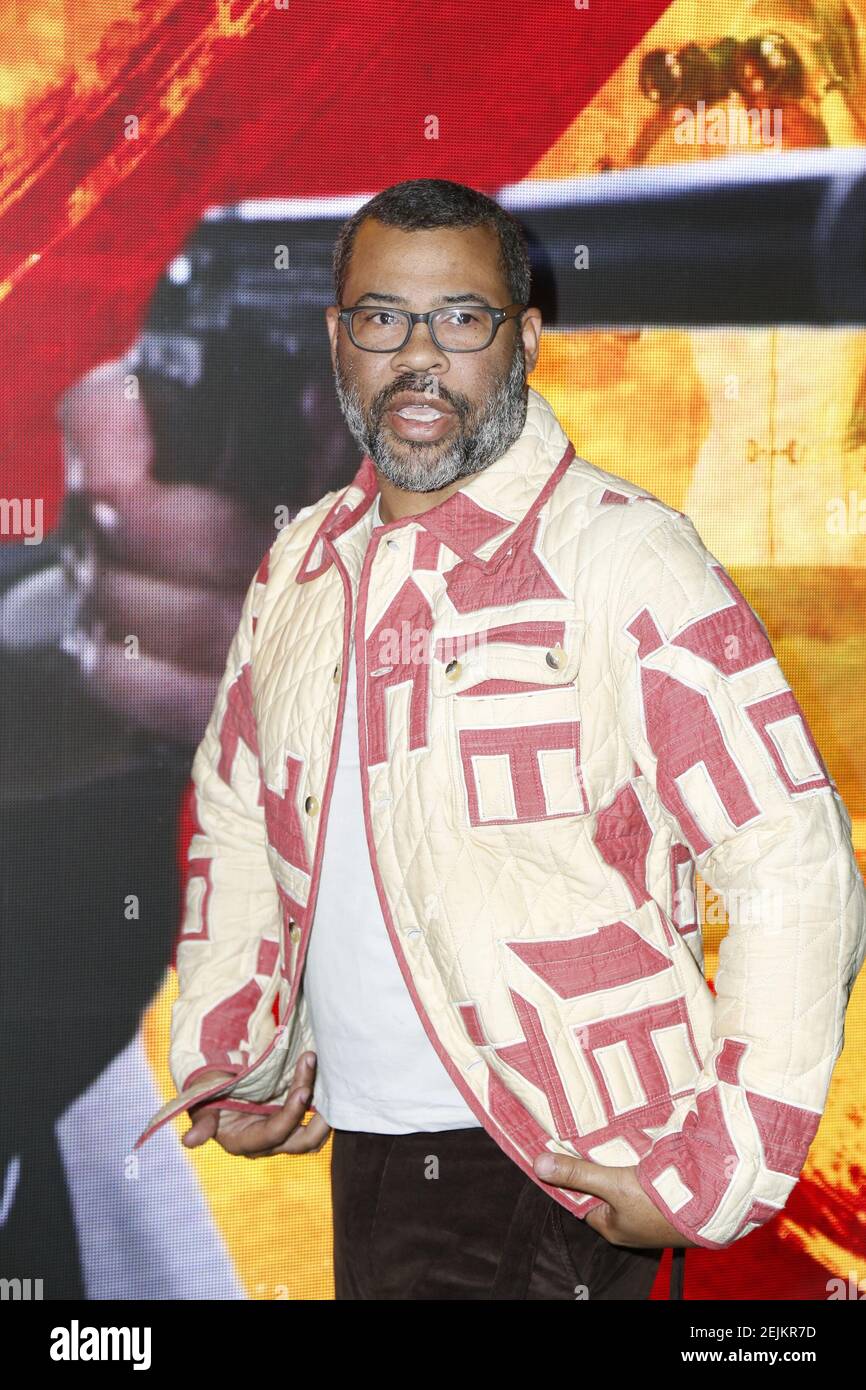 Jordan Peele walking the red carpet at the Premiere of Amazon Prime ...