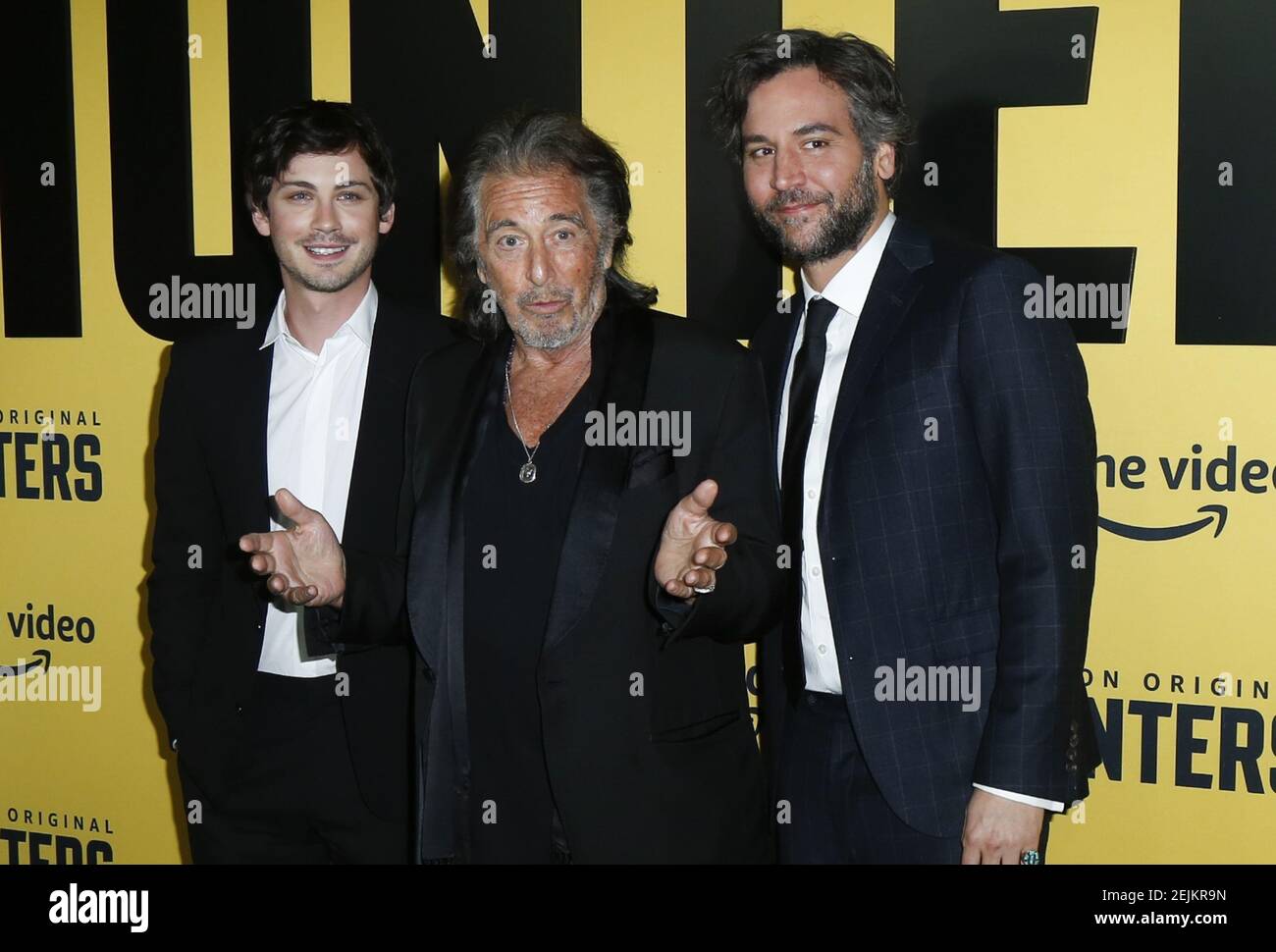 Logan Lerman, Al Pacino, Josh Radnor walking the red carpet at the ...