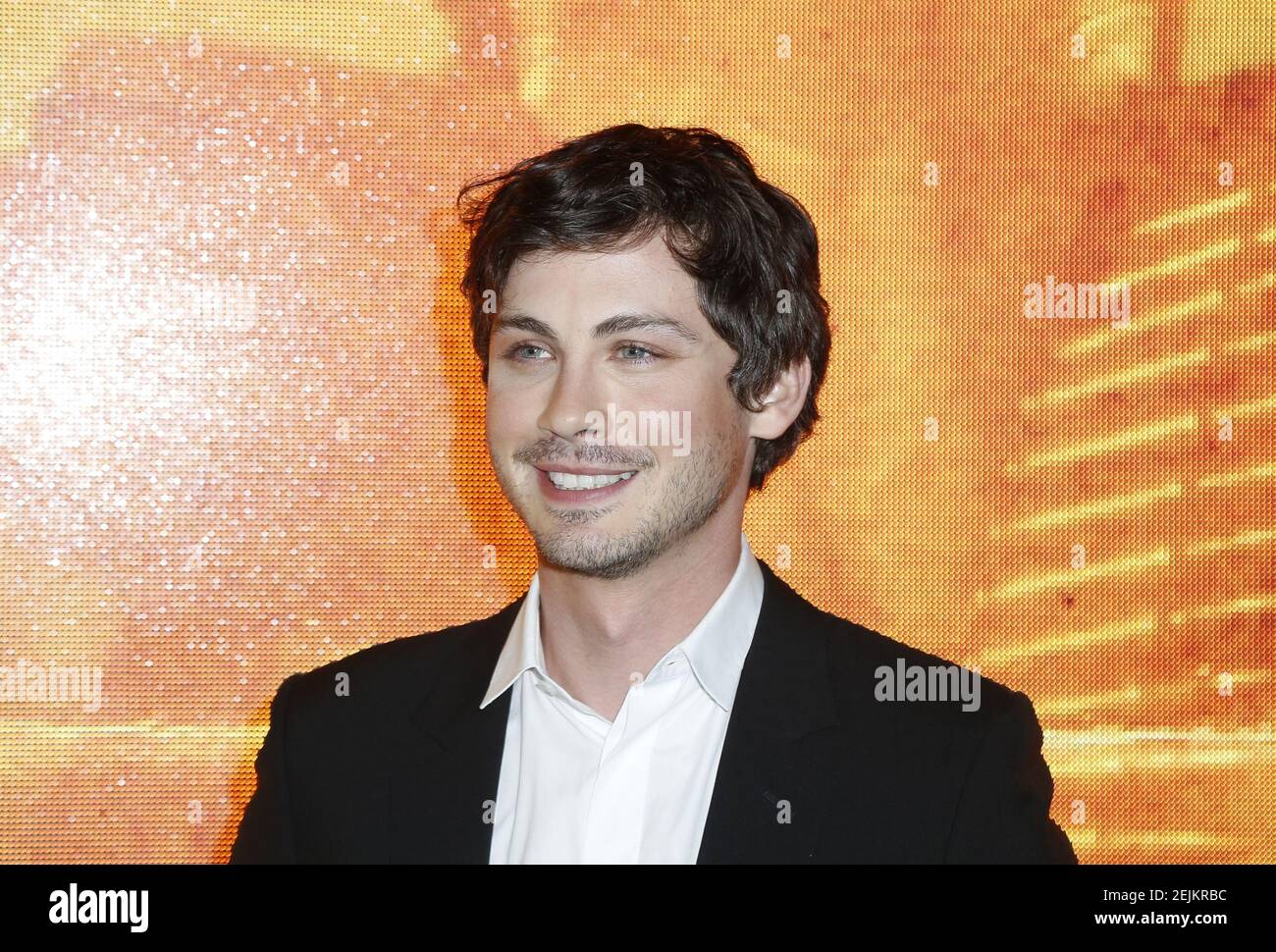 Logan Lerman walking the red carpet at the Premiere of Amazon Prime ...