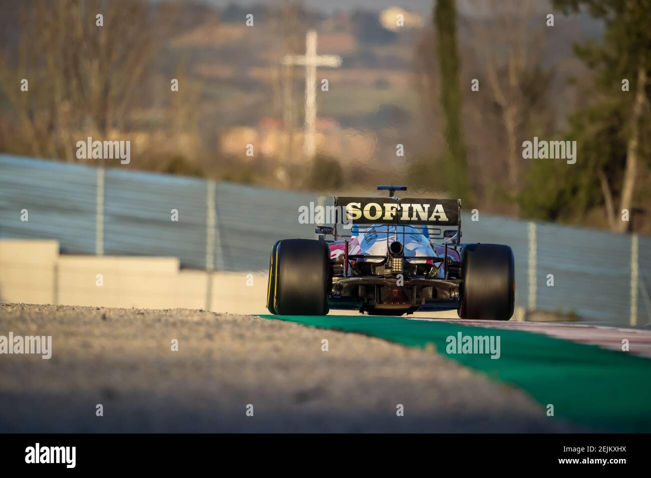 George Russell of Rokit Williams Racing Team seen in action during the ...