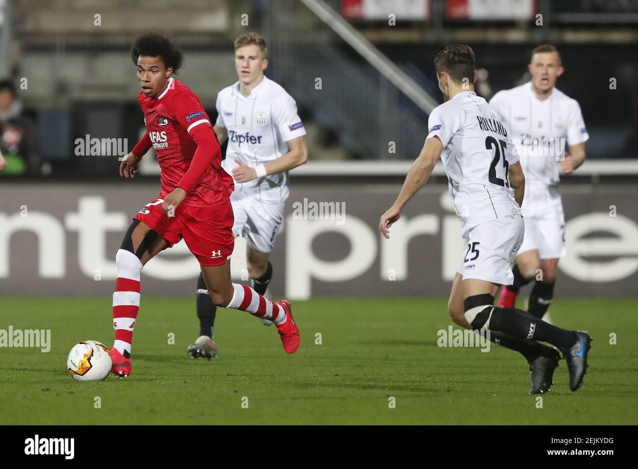 ALKMAAR , 20-02-2020 , AFAS Stadion , Dutch football , Europa League ...