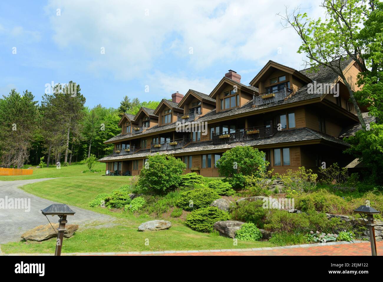 Trapp Family Lodge, Stowe, Vermont, USA. Trapp Family Lodge is an ...