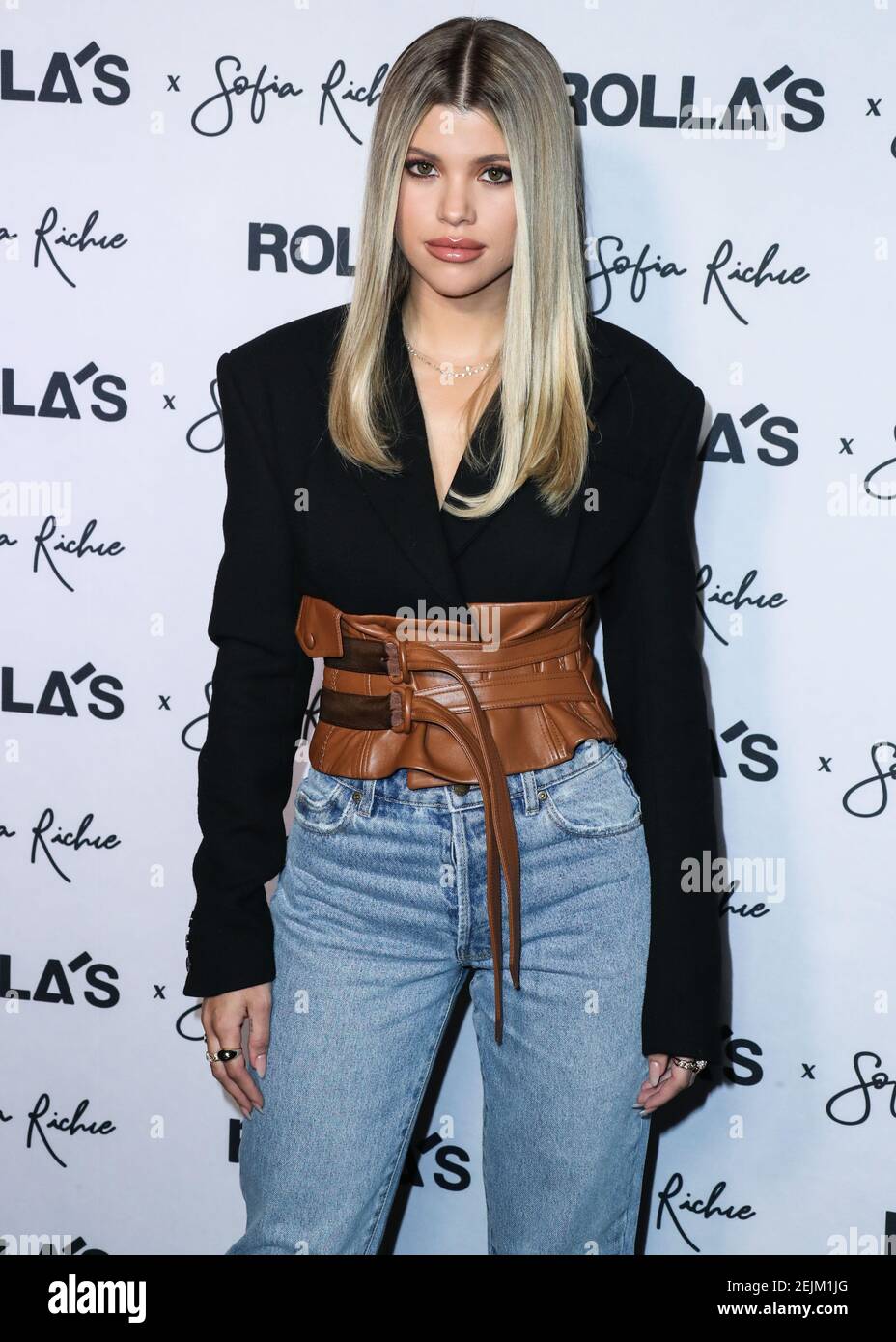 WEST HOLLYWOOD, LOS ANGELES, CALIFORNIA, USA - FEBRUARY 20: Model Sofia ...