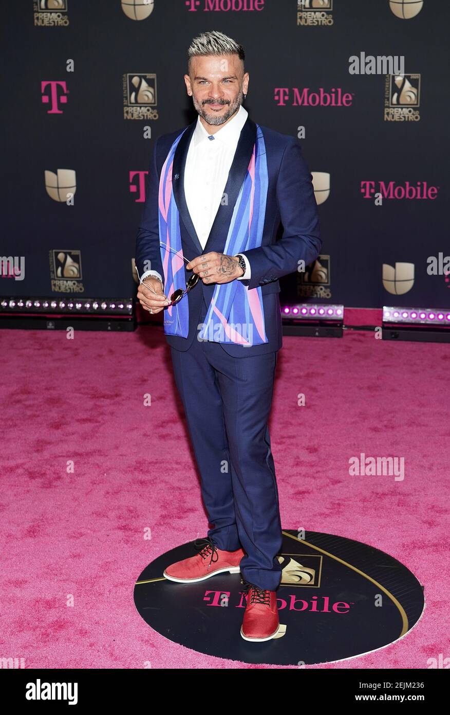MIAMI, FLORIDA - FEBRUARY 20: Pedro Capo attends Univision's Premio Lo ...