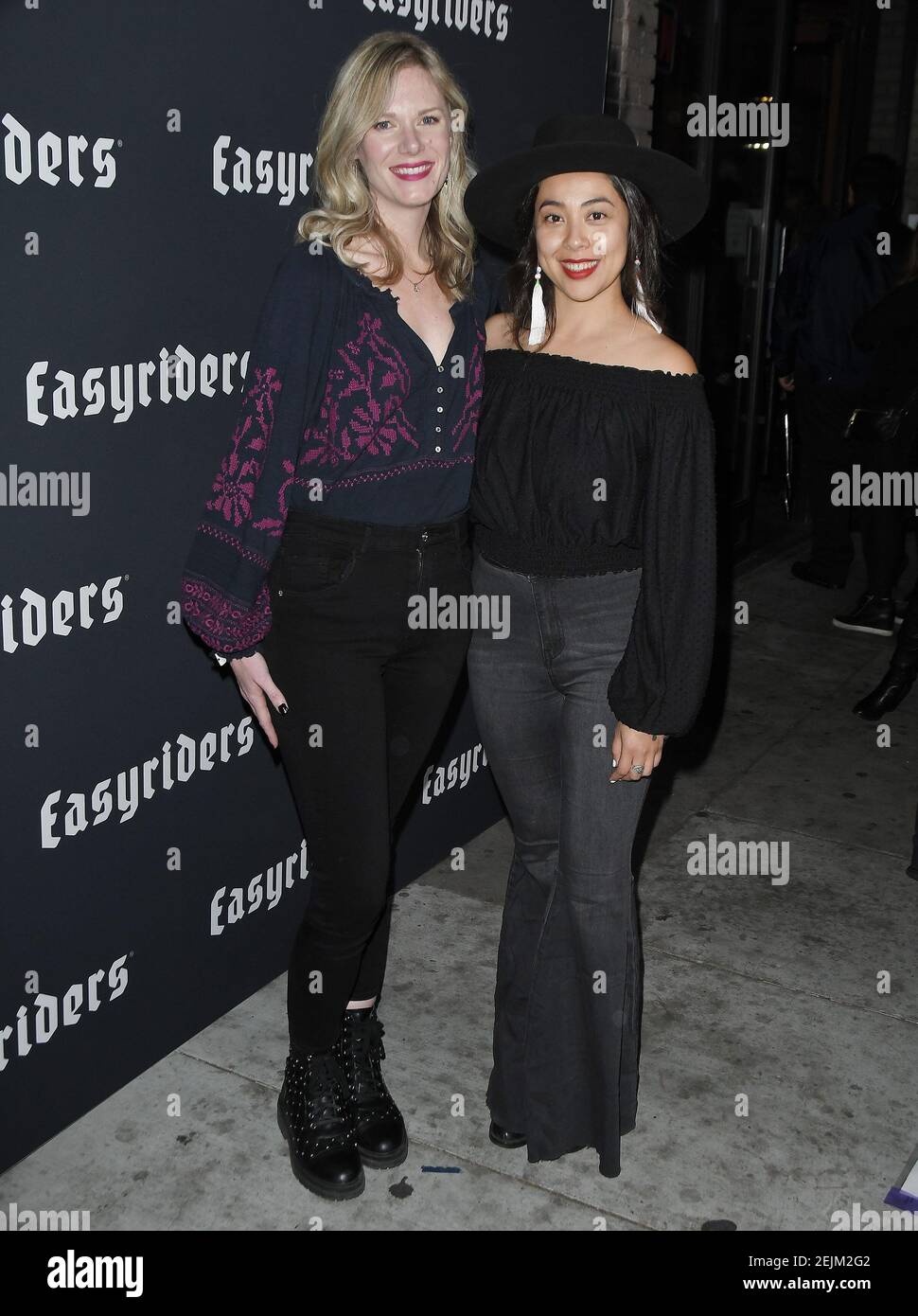 (L-R) Emily Chavous and Nalani Hernandez-Melo at the EASYRIDERS ...