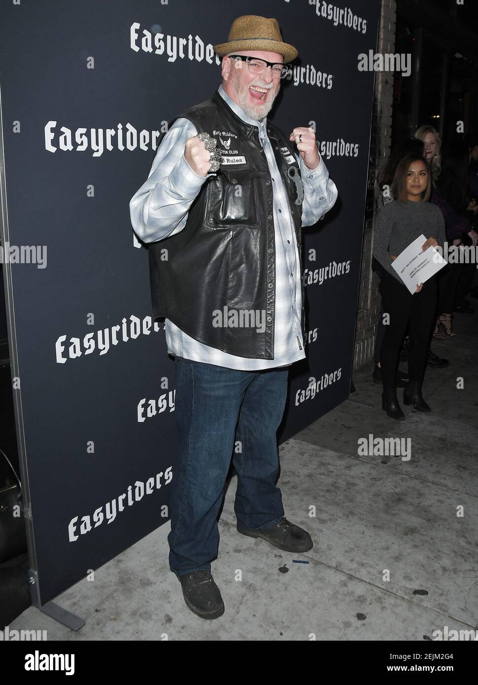 Brett Wagner arrives at the EASYRIDERS Magazine 50th Anniversary held ...