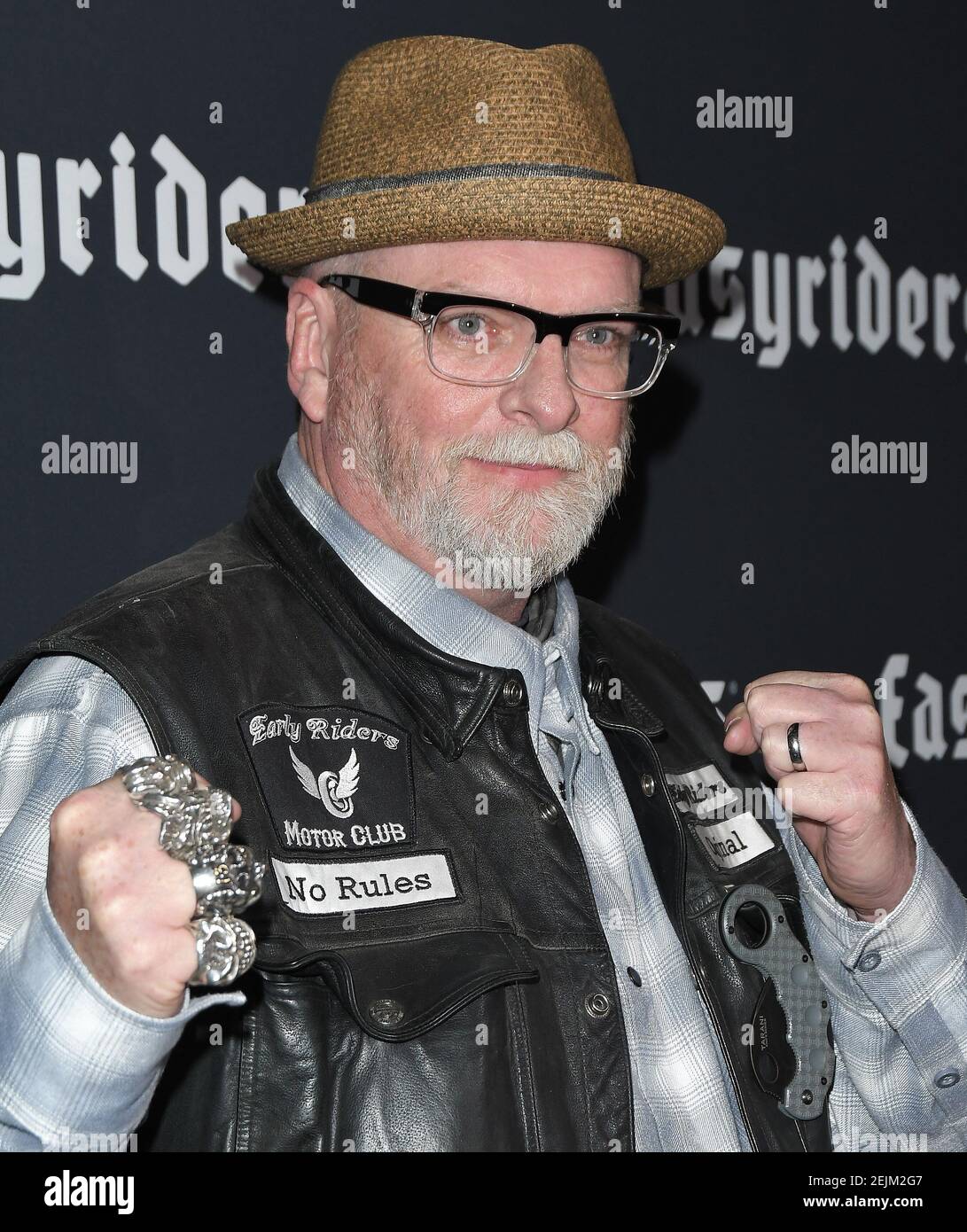 Brett Wagner arrives at the EASYRIDERS Magazine 50th Anniversary held ...