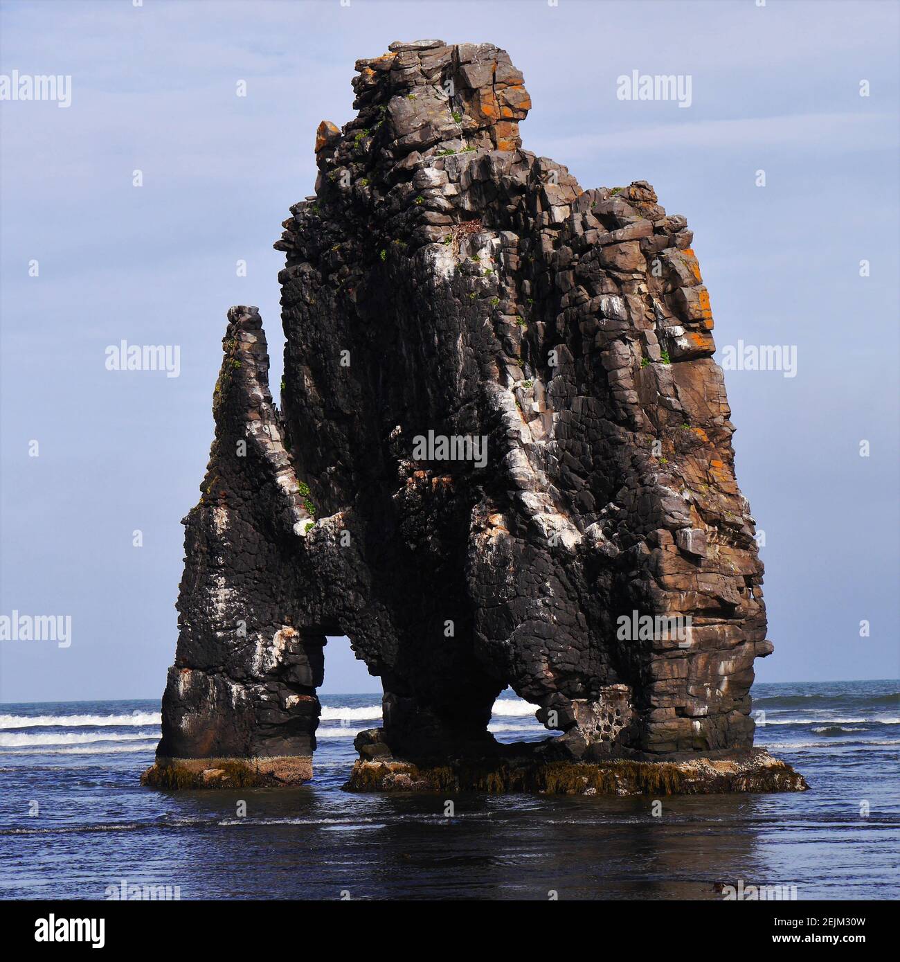 a rock formation in the sea Stock Photo - Alamy