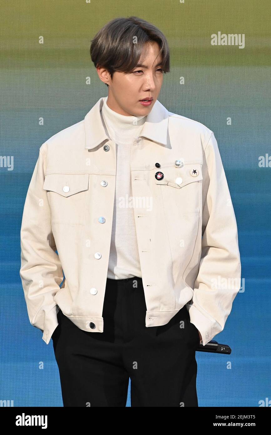 BTS group memeber Jung Ho-seok, also by his stage name J-Hope, takes ...