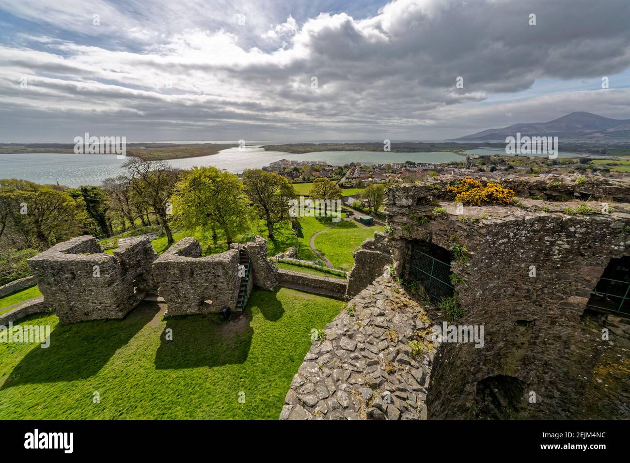Dundrum, Northern Ireland. 4th May, 2016. Dundrum Castle was built by ...
