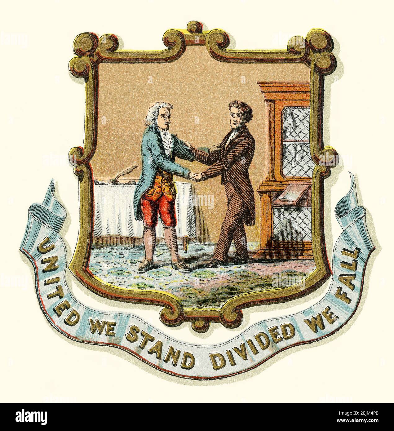 Historical coat of arms of Kentucky state Stock Photo - Alamy