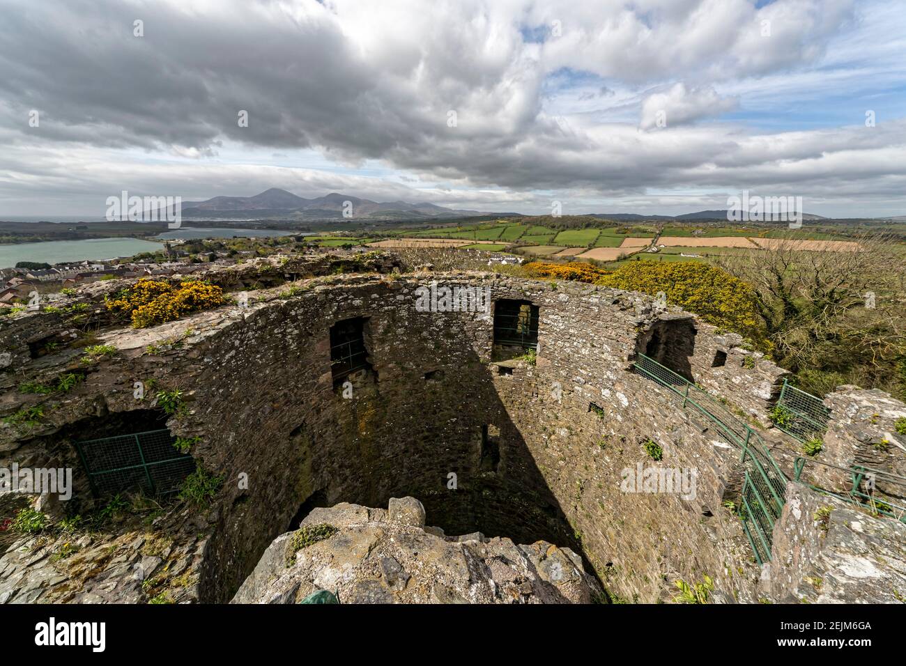 Dundrum, Northern Ireland. 4th May, 2016. Dundrum Castle was built by ...